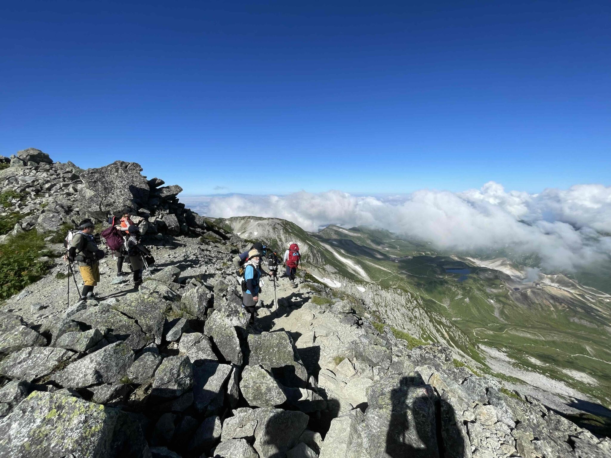 北アルプス立山登山part4「TJARの応援のため立山三山登頂 雄山～大汝山～富士の折立」 | 株式会社榊原商店～福山市神辺～LPガス・太陽光発電・下水工事～
