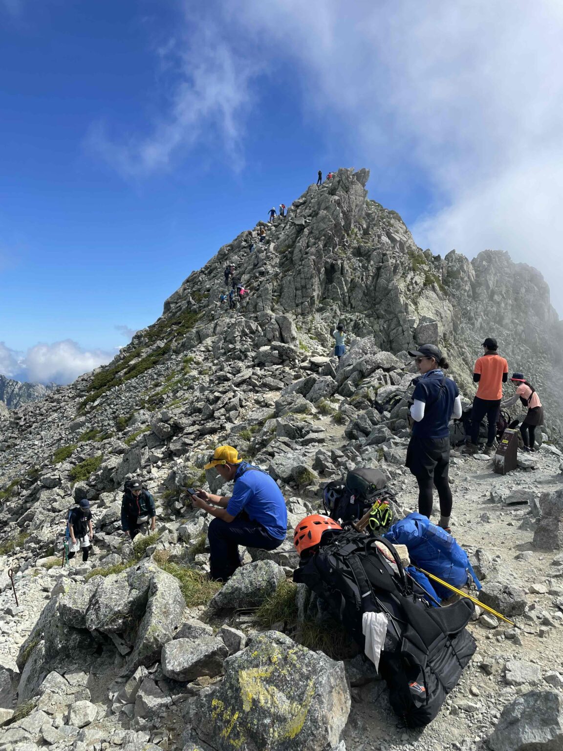 北アルプス立山登山part4「TJARの応援のため立山三山登頂 雄山～大汝山～富士の折立」 | 株式会社榊原商店～福山市神辺～LPガス・太陽光発電・下水工事～