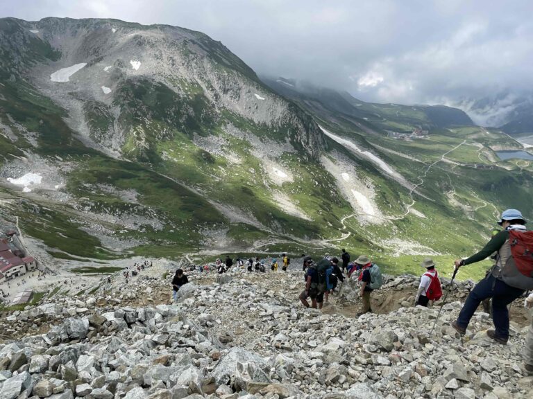 北アルプス立山登山part4「TJARの応援のため立山三山登頂 雄山～大汝山～富士の折立」 | 株式会社榊原商店～福山市神辺～LPガス・太陽光発電・下水工事～